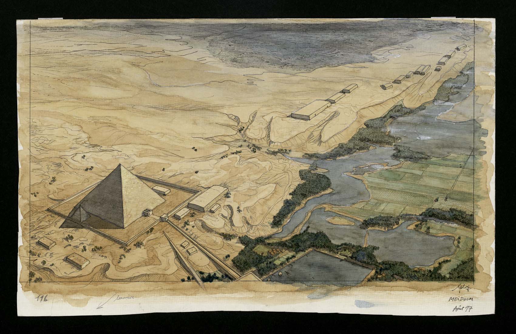 Meydum, the pyramid of Snefrou - Jean-Claude Golvin