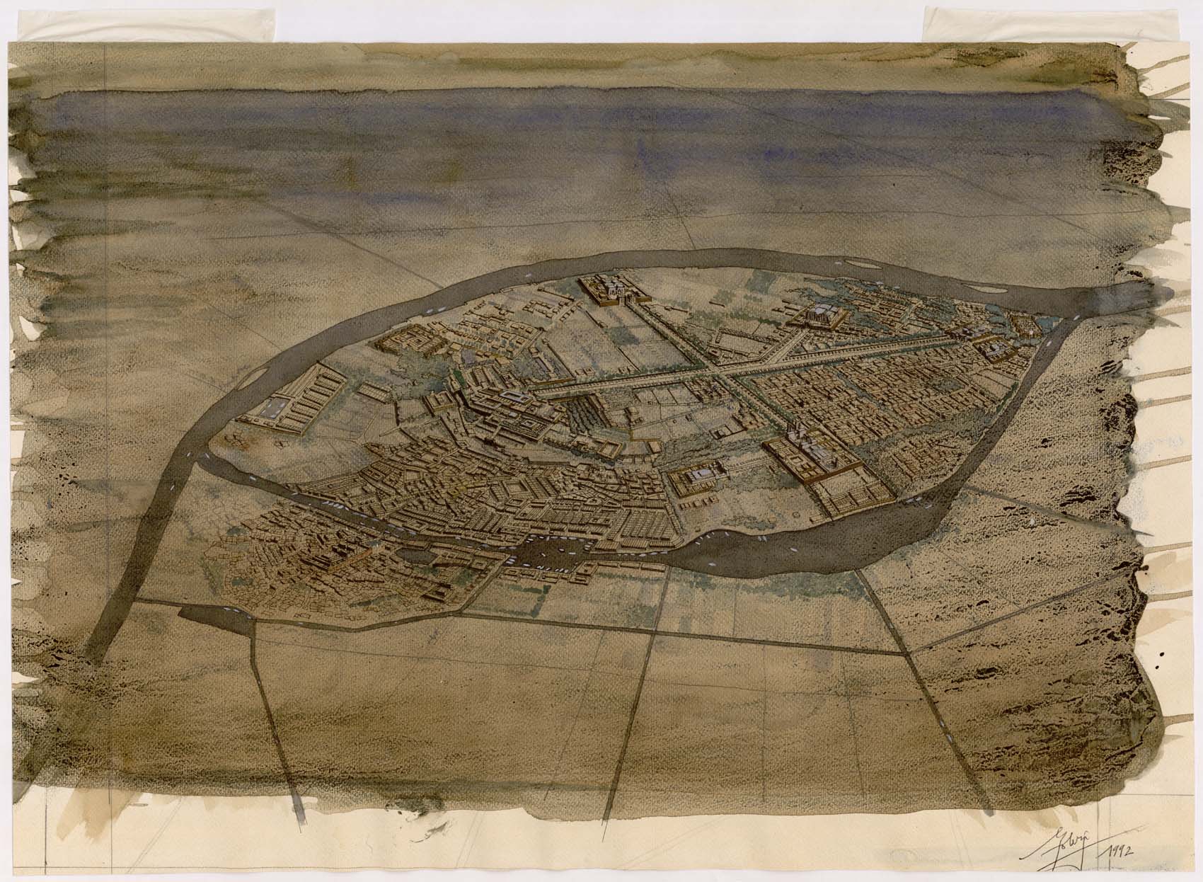 Pi-Ramsès, general view - Jean-Claude Golvin