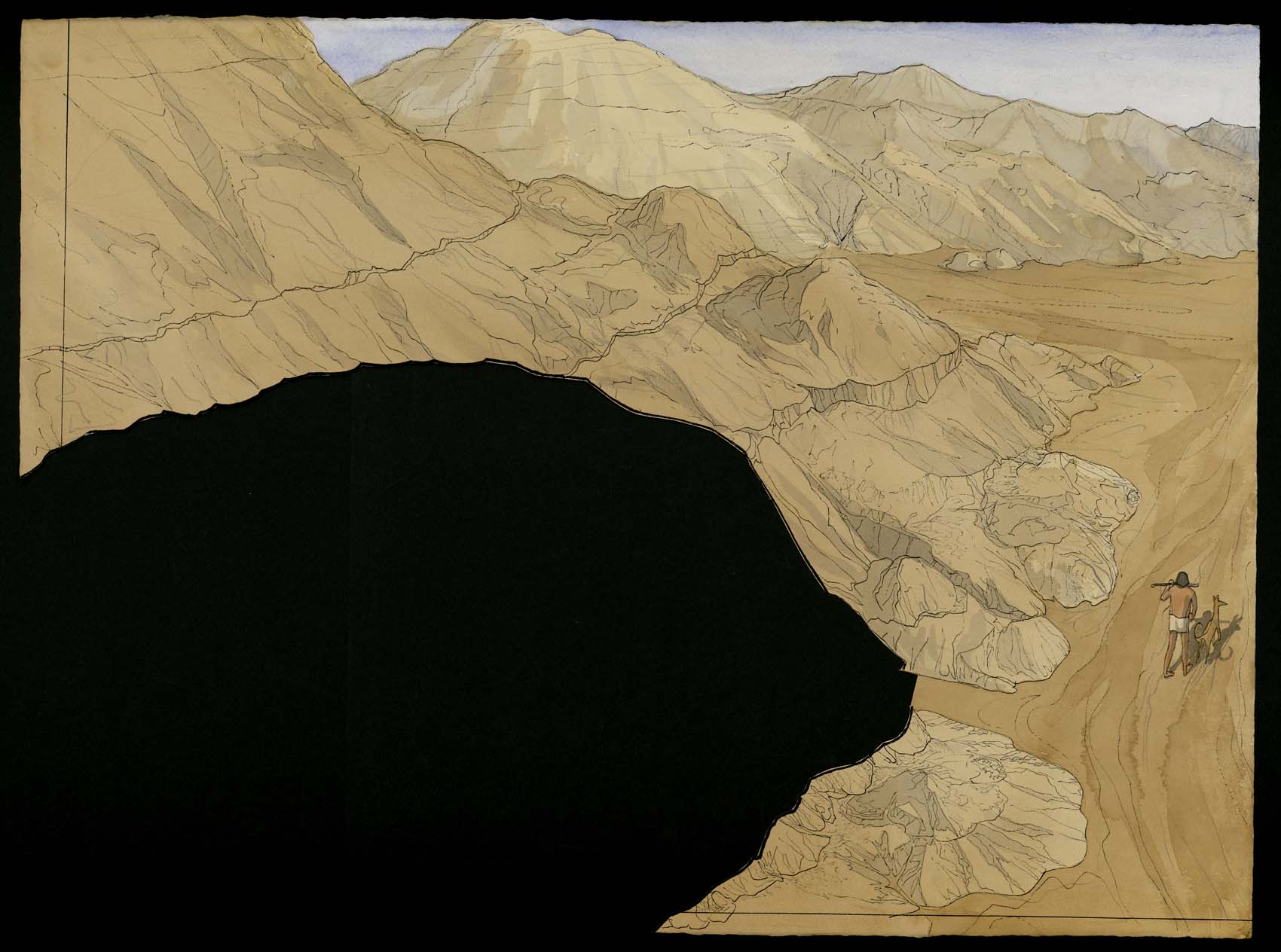 West Thebes, the tomb of Tutankhamun, fitting - Jean-Claude Golvin