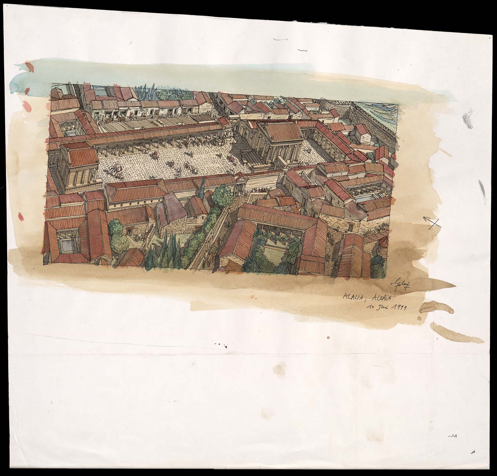 Alalia (Aléria), das Zentrum der Stadt - Jean-Claude Golvin