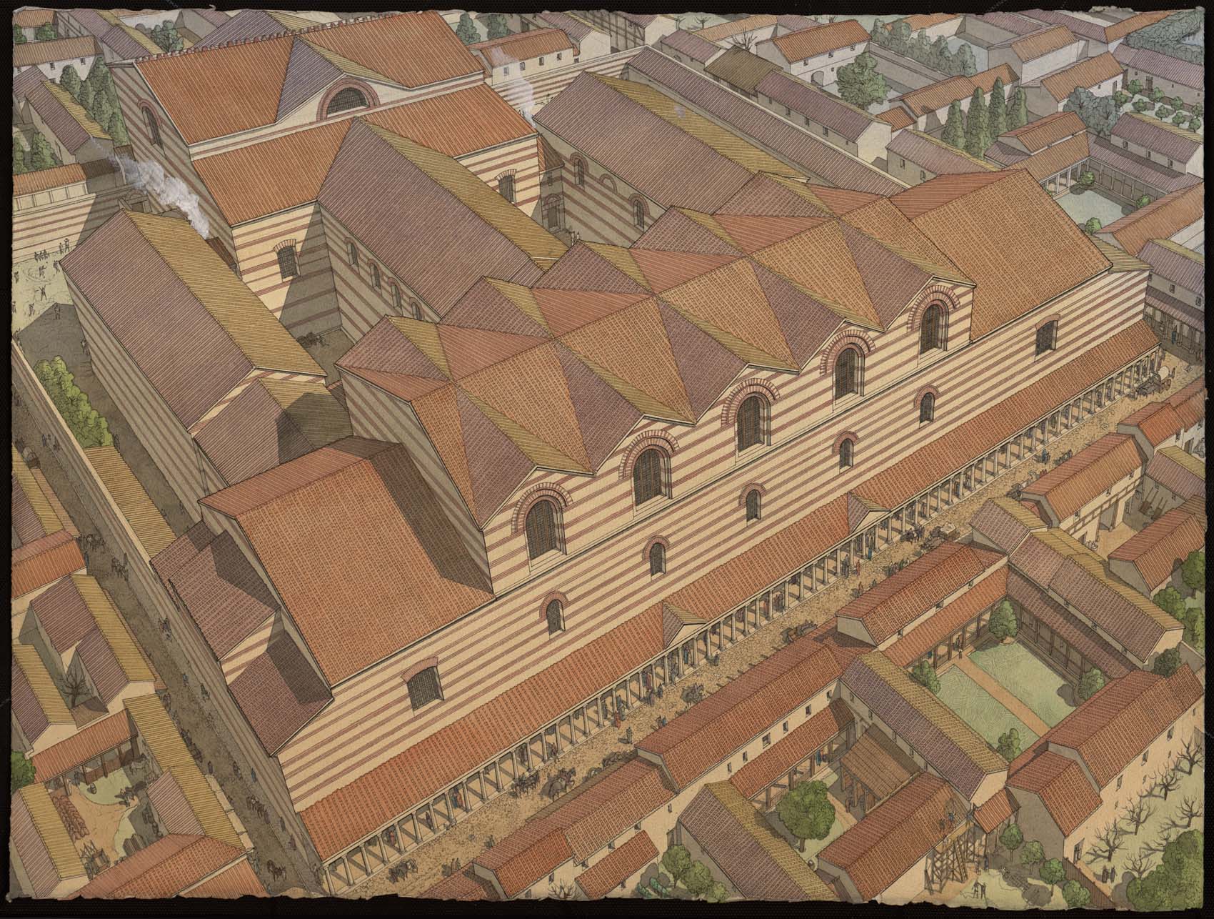 Divodurum Mediomatricorum (Metz), die Thermen "du Musée". - Jean-Claude ...