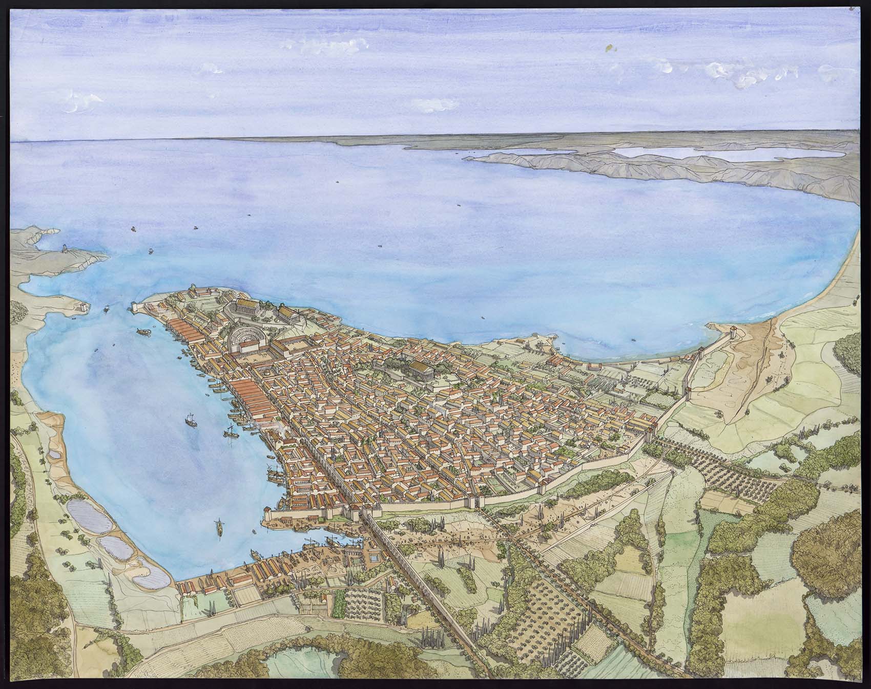 Massilia (Marseille), à l'époque romaine - Jean-Claude Golvin