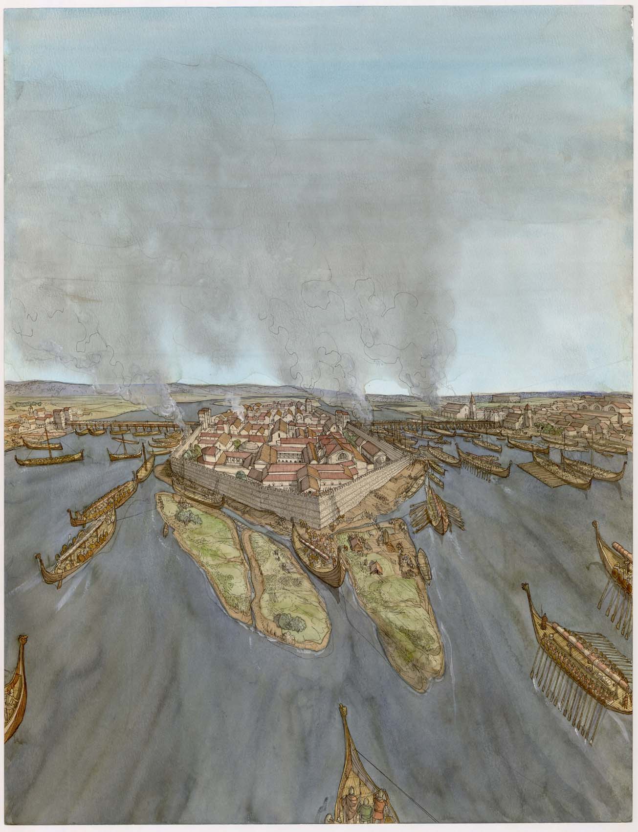 Paris, l'attaque des Vikings - Jean-Claude Golvin