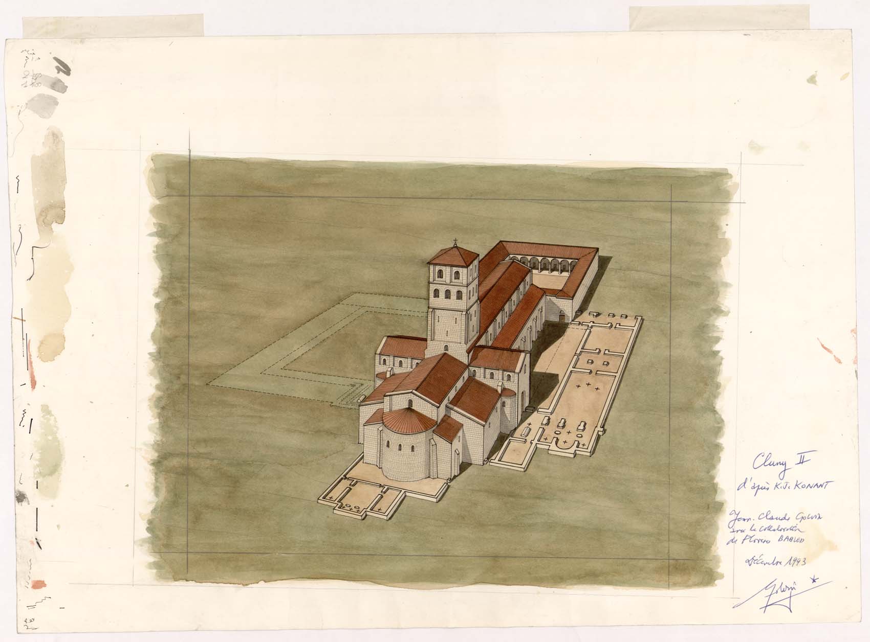 Cluny, l'abbaye de Cluny II - Jean-Claude Golvin