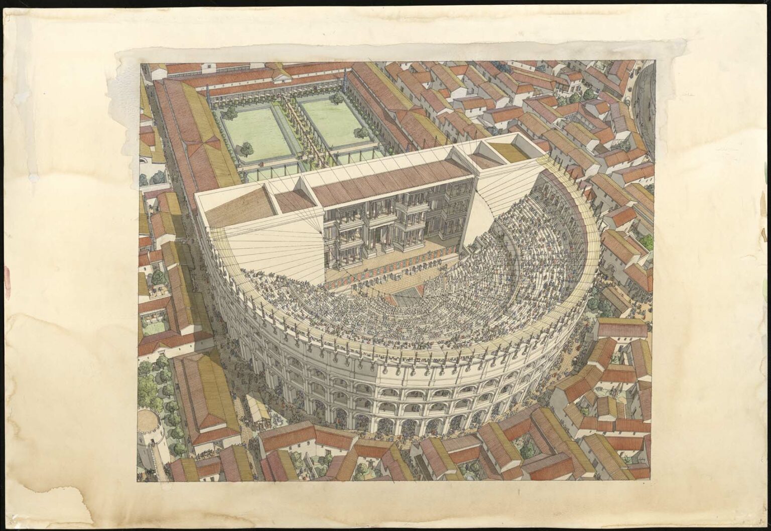 Arelate (Arles), le théâtre - Jean-Claude Golvin